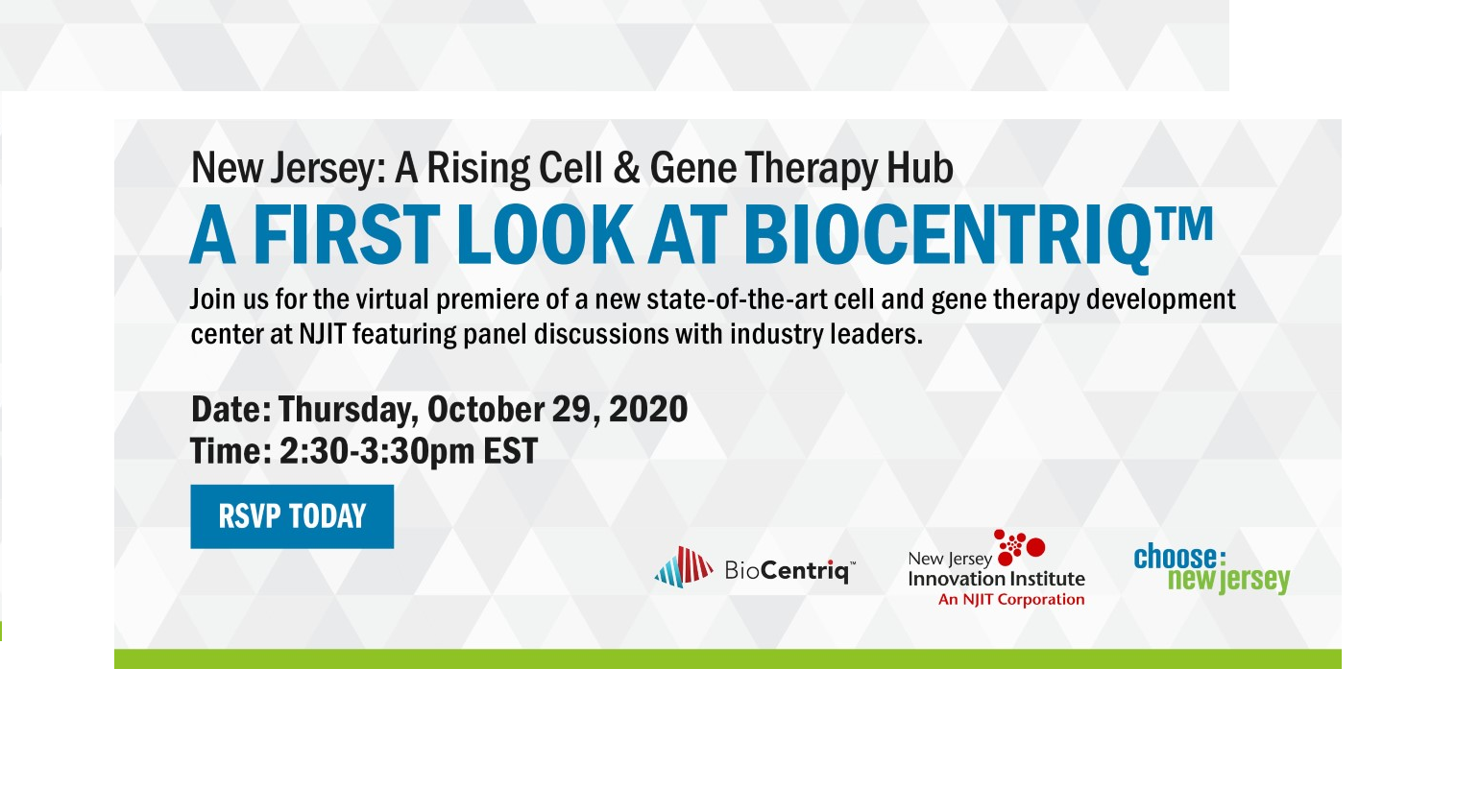 A First Look at BioCentriq™ - Free Webinar October 29th 2:30 pm